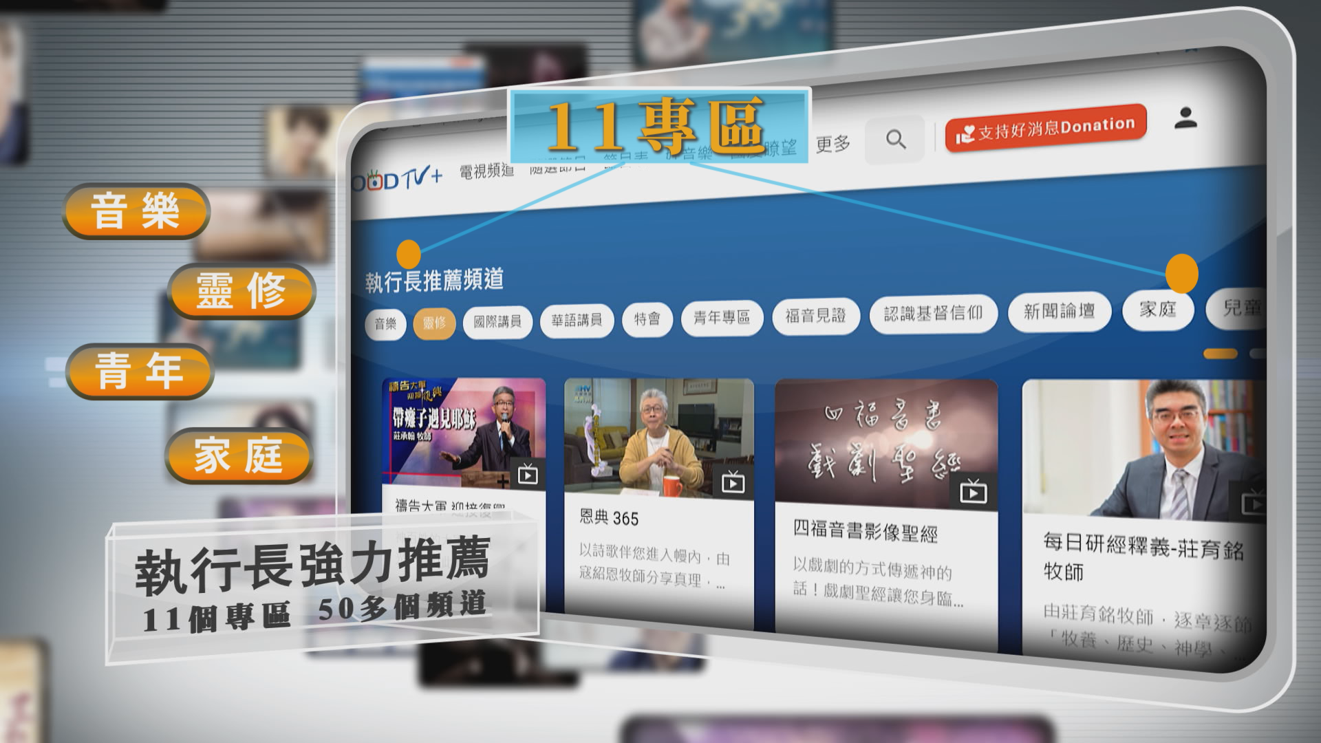 華人教會界第一個AI屬靈影音平台 GOOD TV+今正式上線